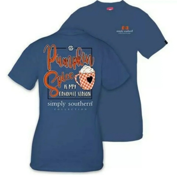 Simply Southern | Tops | Simply Southern Pumpkin Spice Shirt | Poshmark